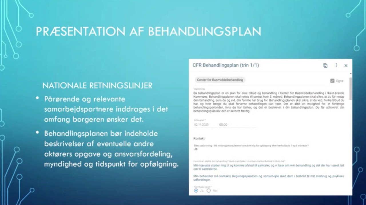 Den gode behandlingsplan – med afsæt i de nationale retningslinjer og ...