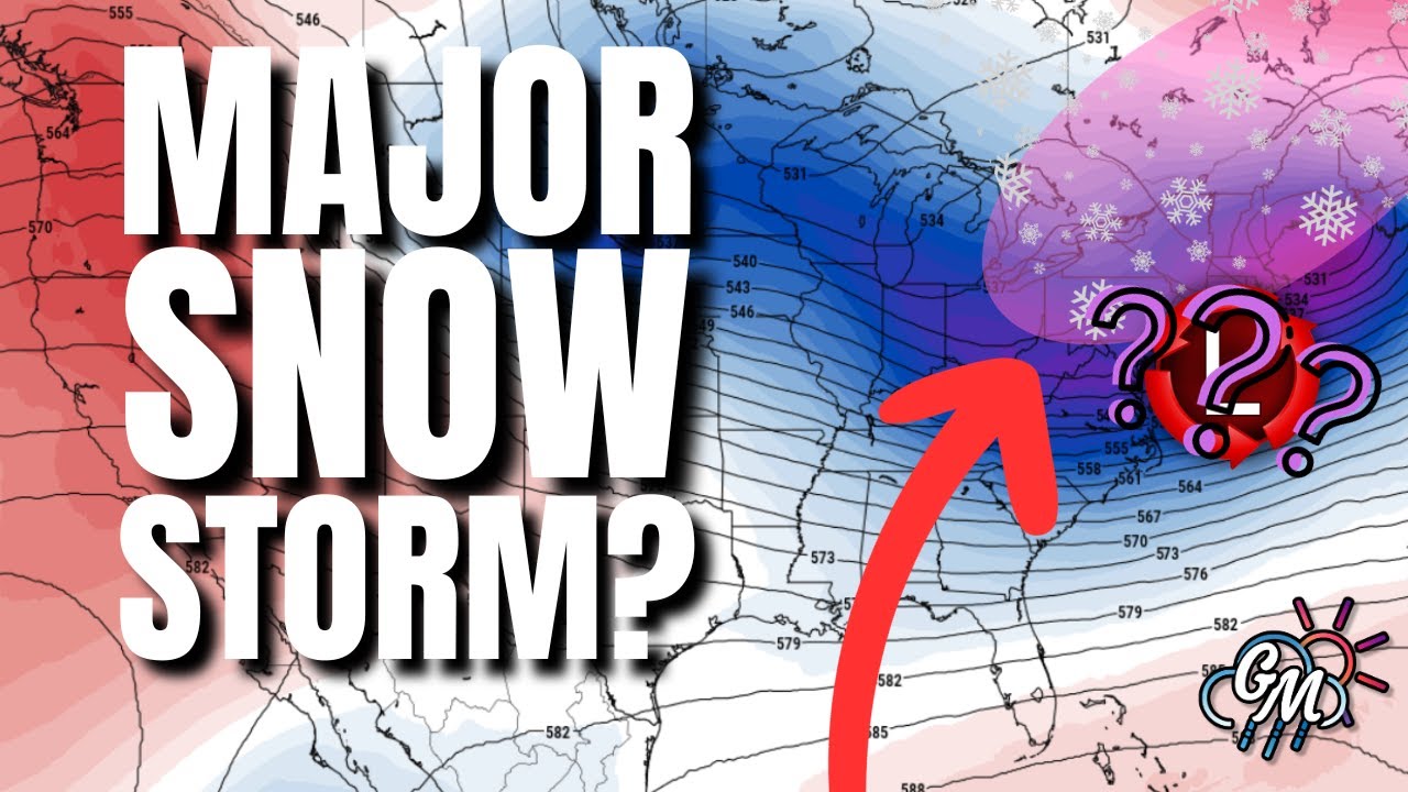 A MAJOR Snow Storm Could Be On The Way... - YouTube