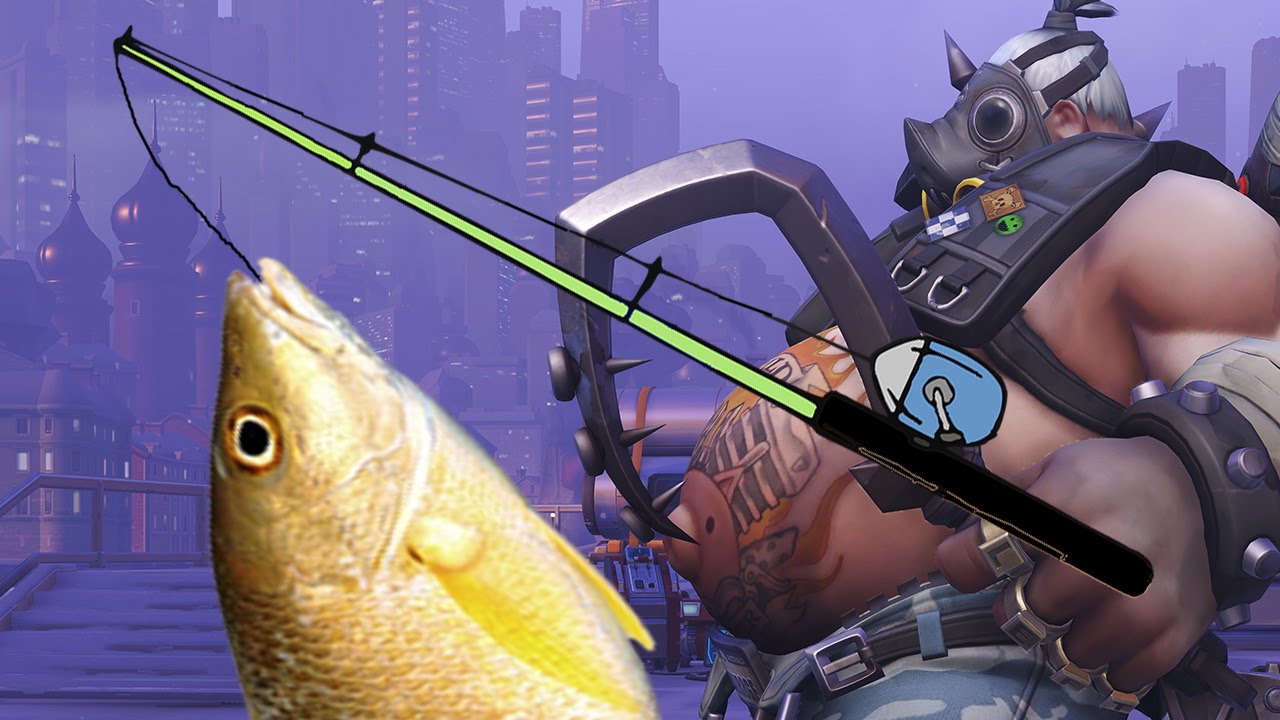 Roadhog Goes Fishing [Overwatch] - YouTube