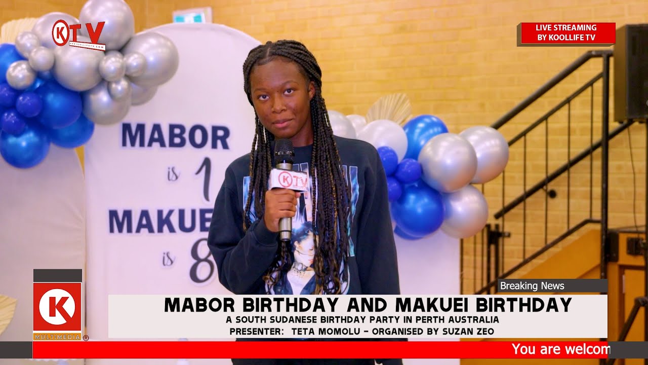 Teta Momolu a KTV Presenter at Mabor Birthday and Makuei Birthday ...