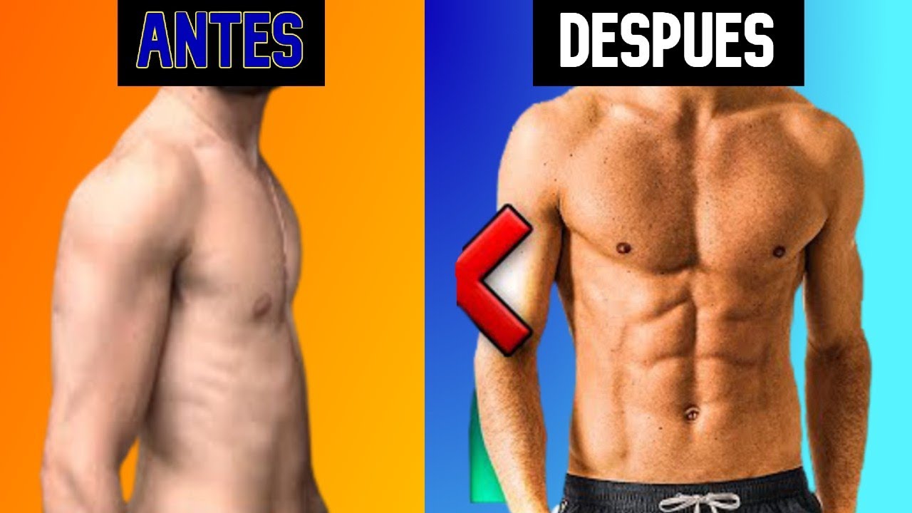 ️🔥 EJERCICIOS para FLACOS para ganar MASA MUSCULAR RAPIDAMENTE en CASA ...