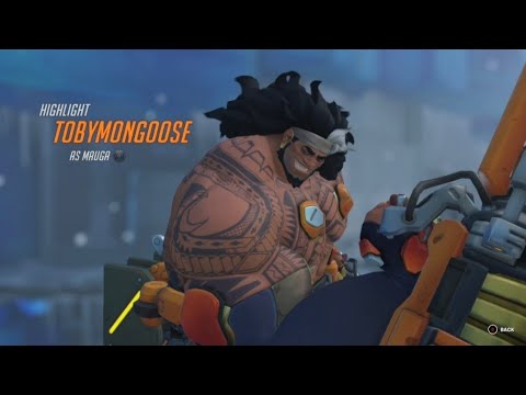Mauga match highlights on 4 V 4 Overwatch 2 - YouTube