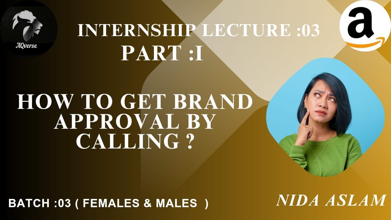 Internship | Lecture 03( part I ) | How to call brands and distributors | Batch03( males ...