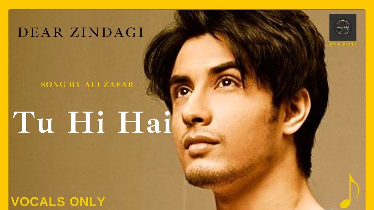 Tu Hi Hai - Dear Zindagi | Ali Zafar | vocals only | without music ...