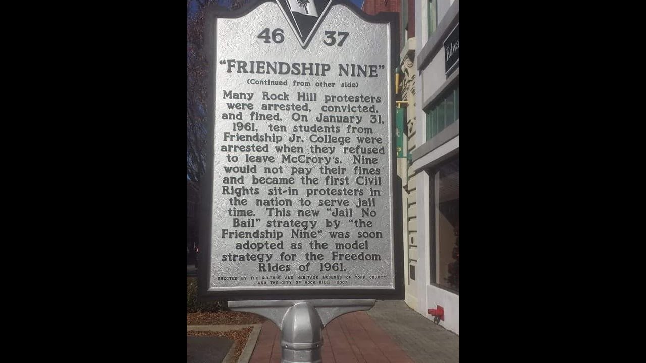 The Friendship 9, Rock Hill, SC, The Civil Rights Movement - YouTube