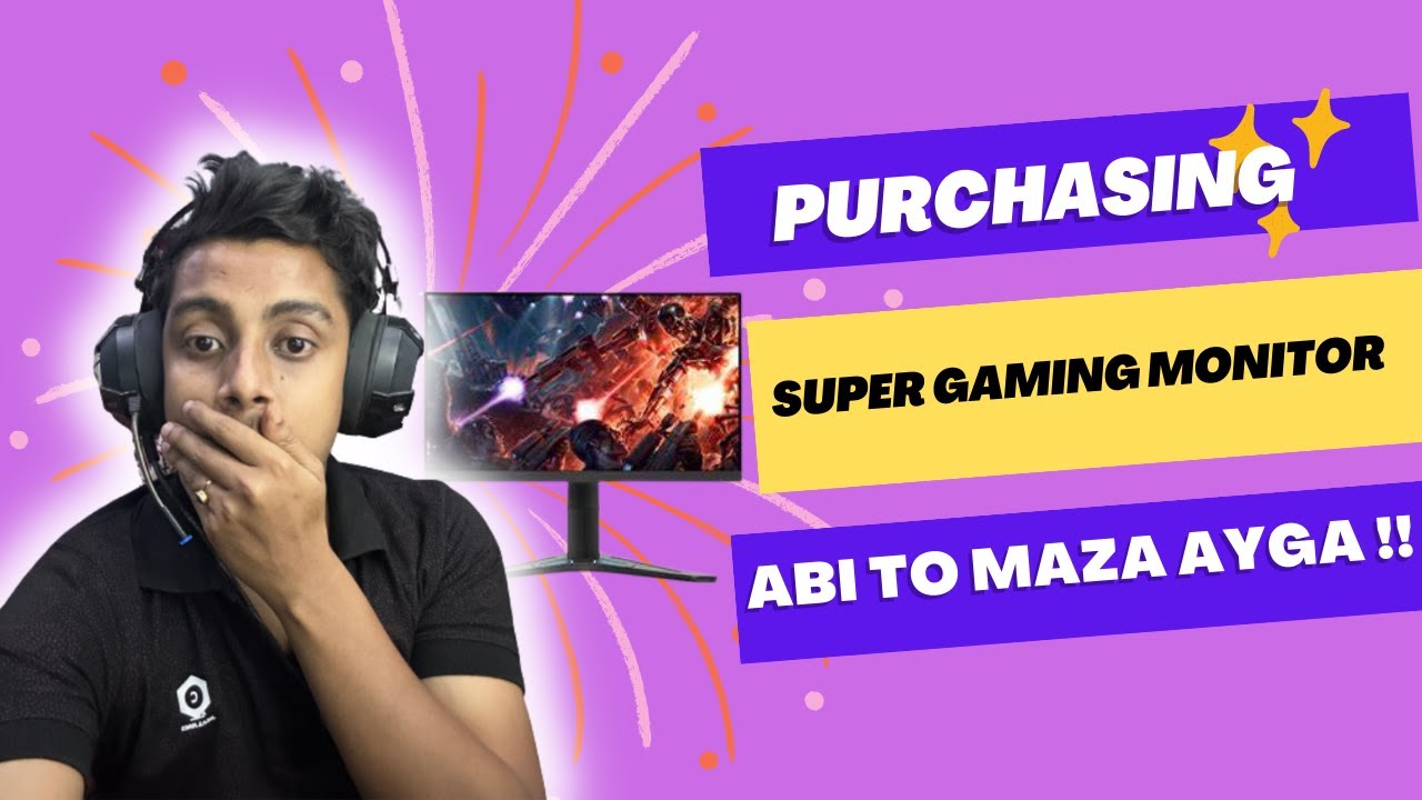 I BOUGHT SUPER GAMING MONITOR - YouTube