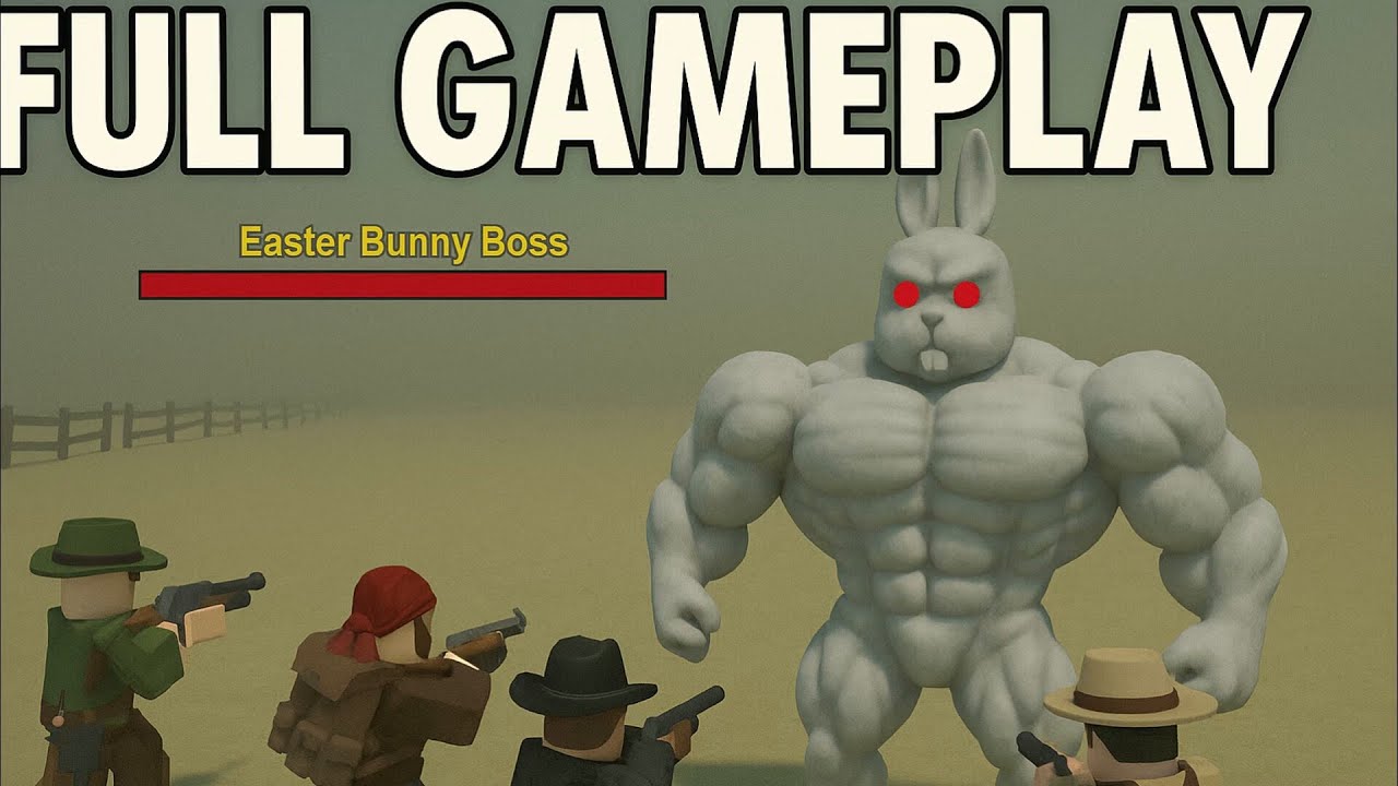 We Tried Beating the Easter Bunny Boss… It Got Crazy! – Full Dead Rails ...