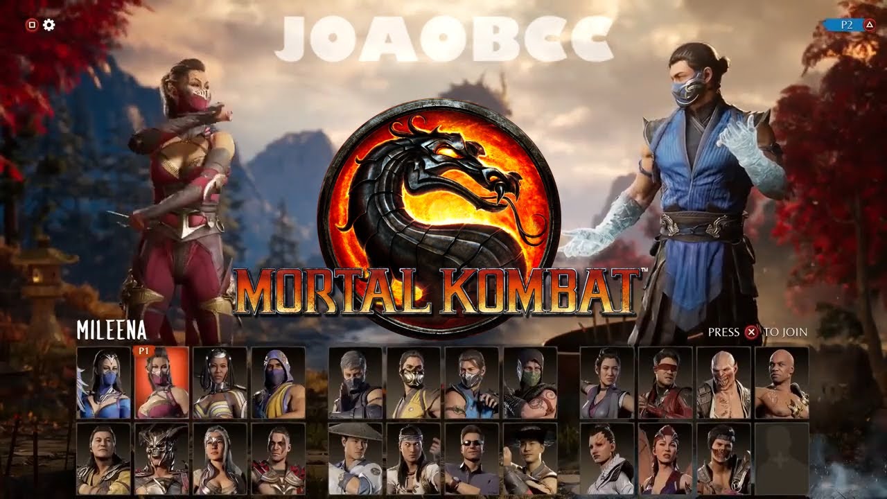 MORTAL KOMBAT 1: CHARACTER SELECT WITH MK9 (MK 2011) THEME - YouTube