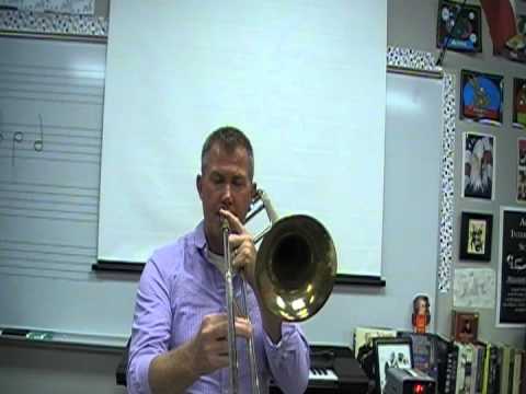 Trombone Remington Chromatic Long Tone - YouTube