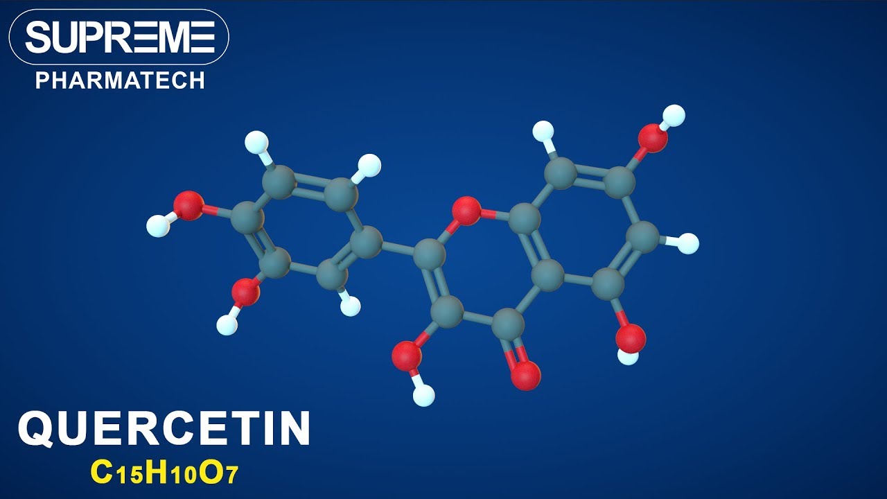 Quercetin | C15H10O7 | 3D molecule - YouTube