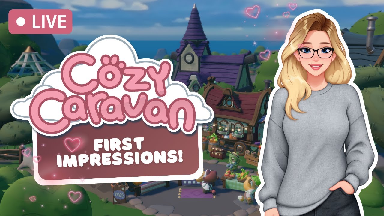 🔴 Starting a New ADORABLE Adventure in Cozy Caravan! 🐾 - YouTube