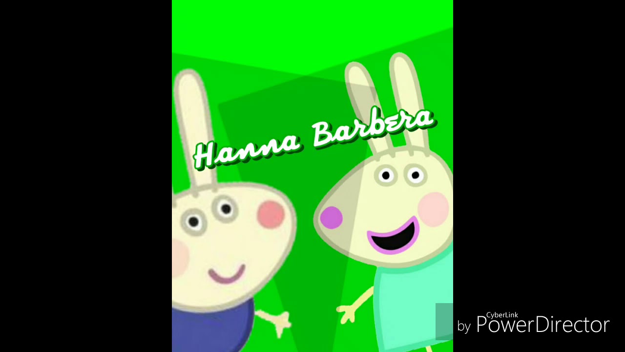 Hanna Barbera Logo With Rebecca Rabbit And Richard Rabbit (Remake ...