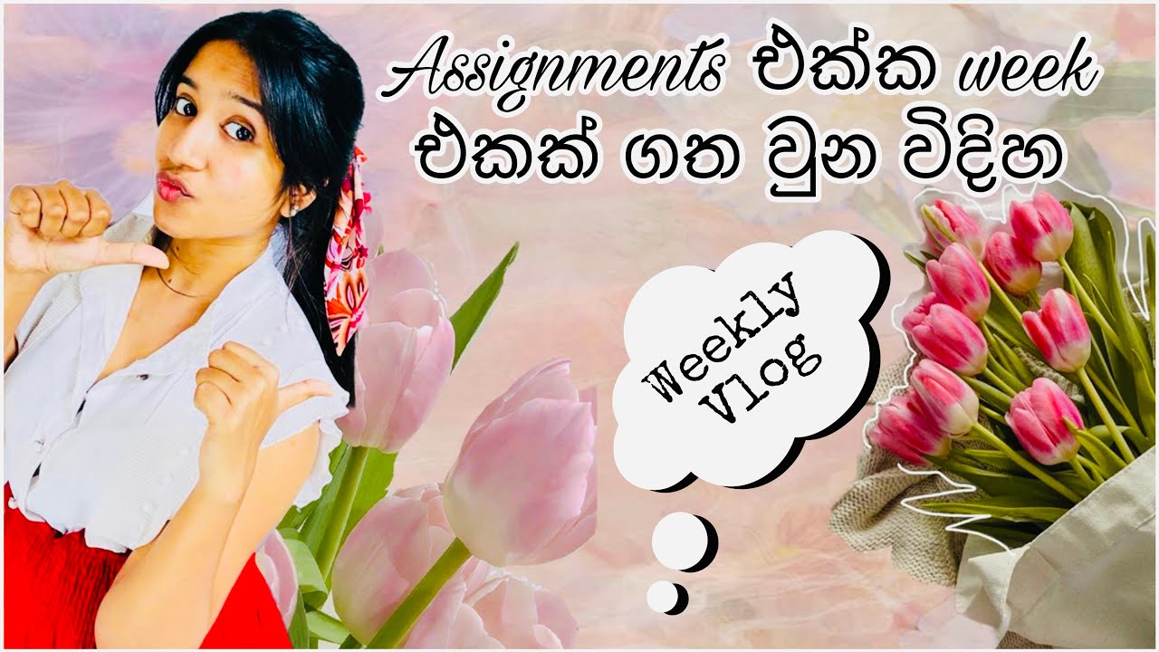 Assignment week ️🤭 /සිංහල Vlog/ වැඩ වලින් පිරැණු සතියක් 💐/ University of Moratuwa #Fashion ...