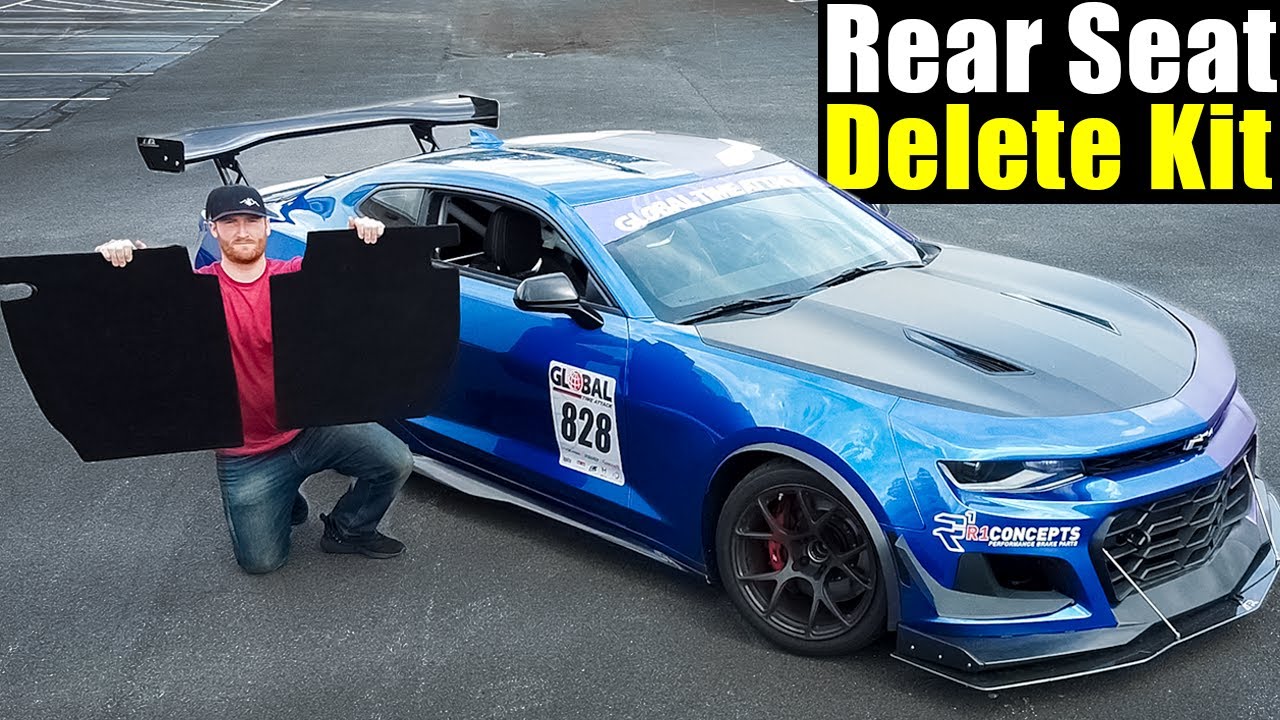 Building a Rear Seat Delete Kit for your Camaro // Save 35 Lbs Easy ...