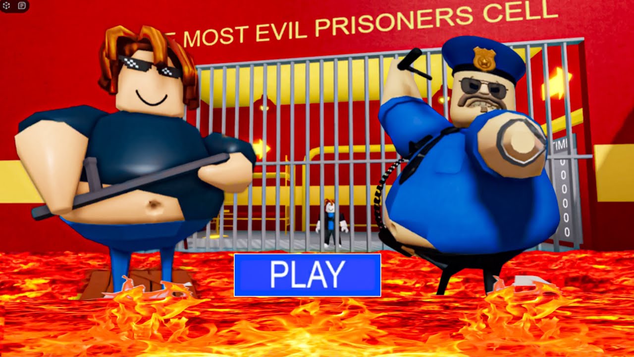🔥 LAVA BACON BARRY’S PRISON RUN! Obby Update Roblox FULL GAME ...