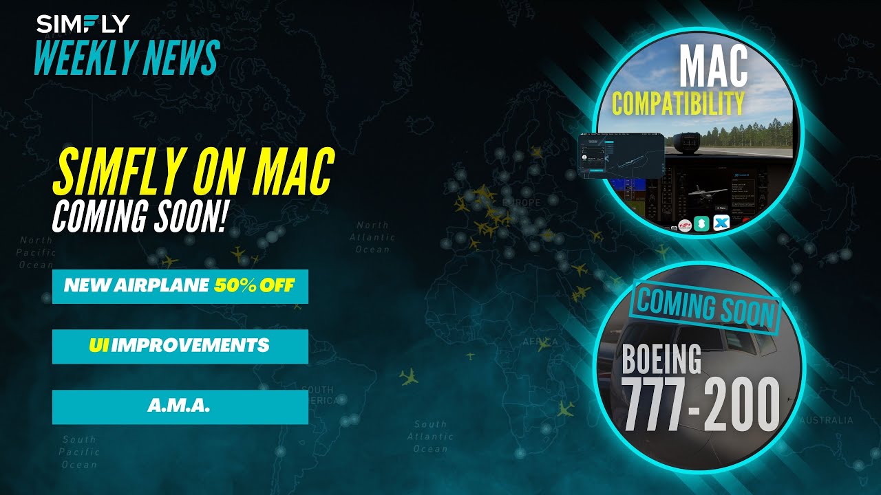 SimFly on Mac, platform redesign, and a brand-new aircraft! - YouTube