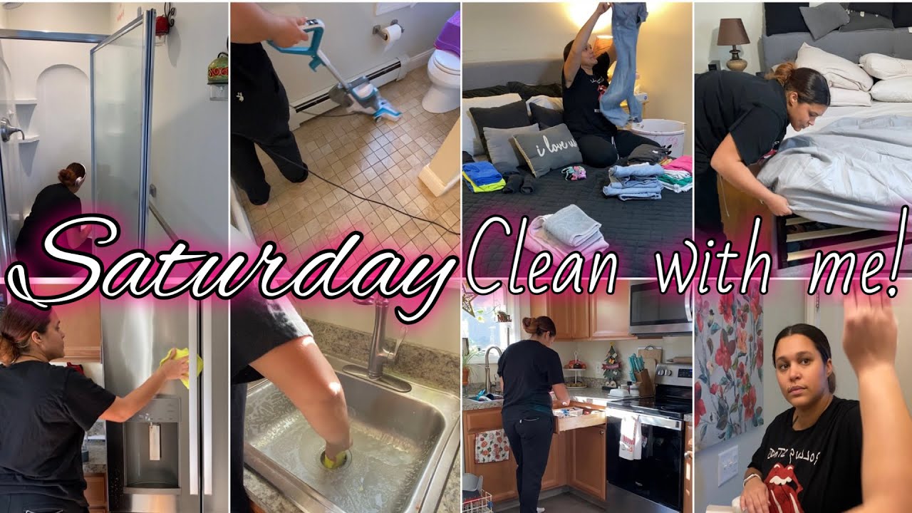 SPEED CLEAN WITH ME | CLEAN WITH ME | REALISTIC SATURDAY CLEAN WITH ME ...
