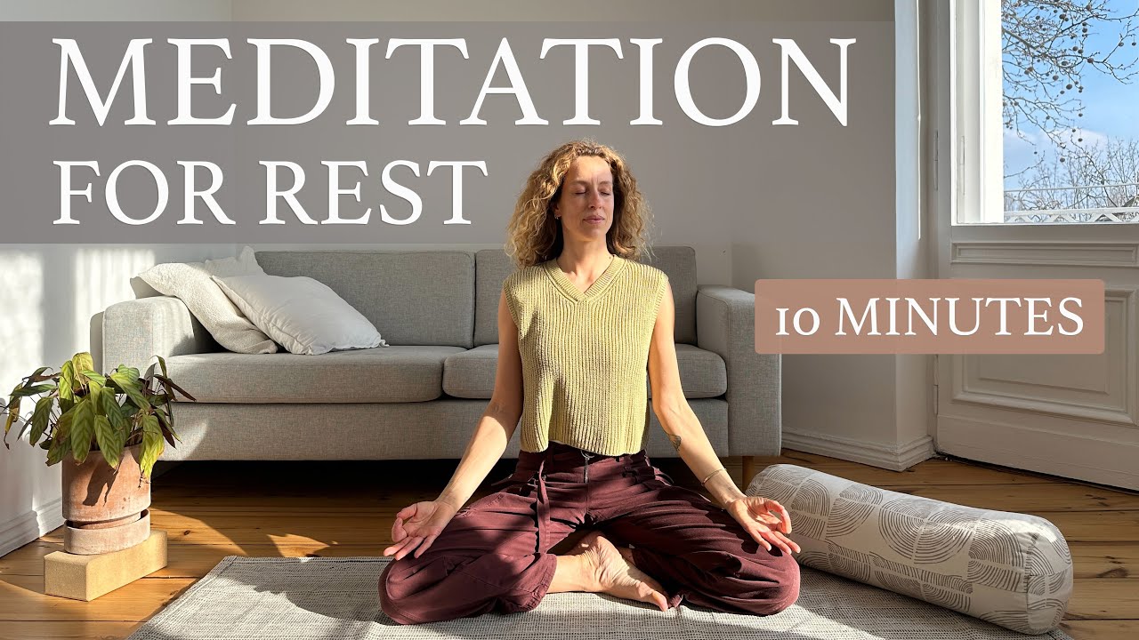 Meditation For Rest and Peacefulness | 15 Min Guided Meditation for ...