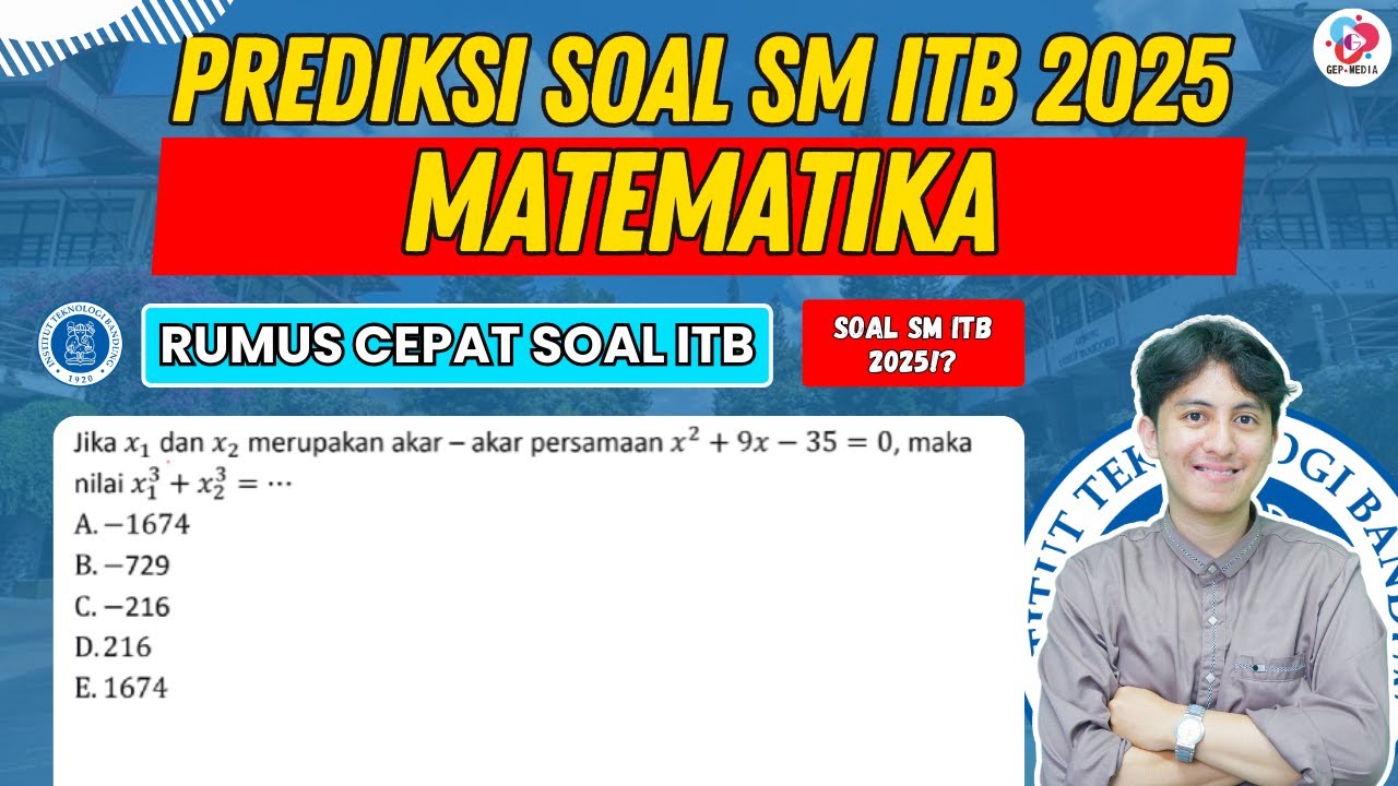 PREDIKSI SOAL MATEMATIKA ITB 2025 - YouTube