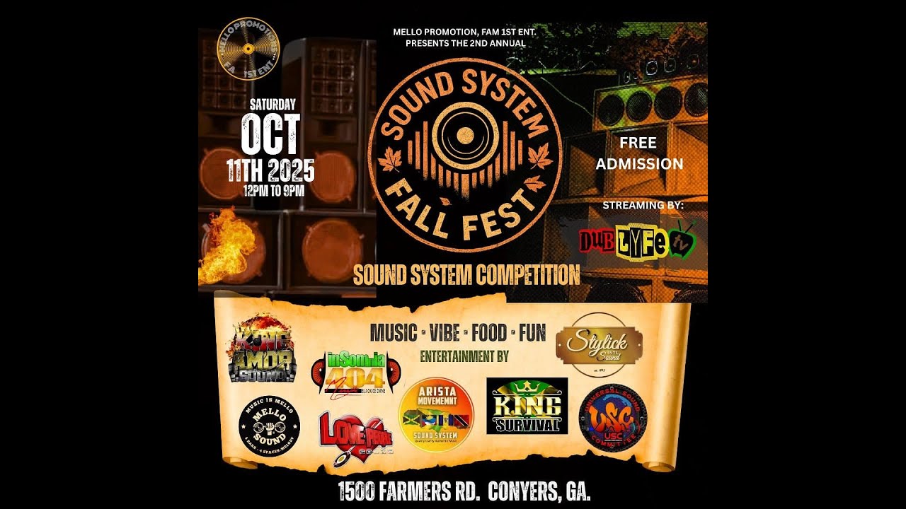FALL FEST SOUND STRING UP 10-11-2025 | CONYERS GA. - YouTube