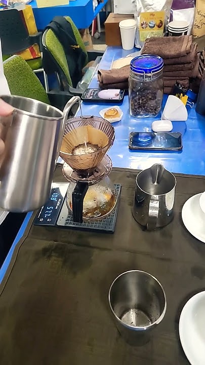 핸드드립 ㅡ 1자 모양 물줄기 Youtube