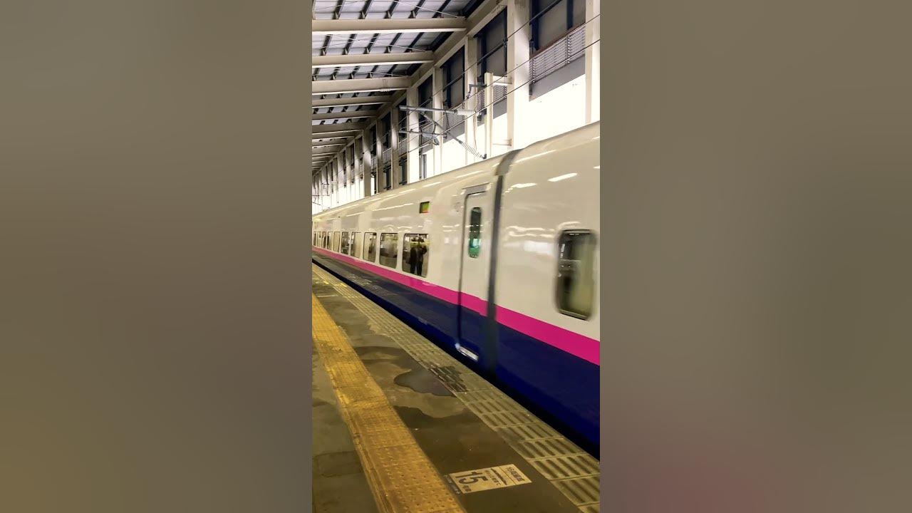 【3色LED】JR東日本E2系1000番台J67 たにがわガーラ湯沢行き 越後湯沢駅発車 - YouTube