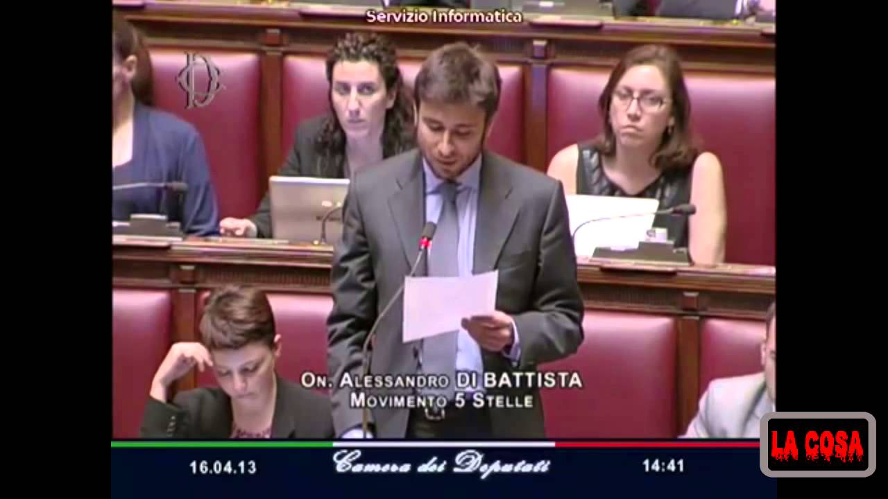 Intervento alla Camera su Vittorio Arrigoni: Alessandro Di Battista ...