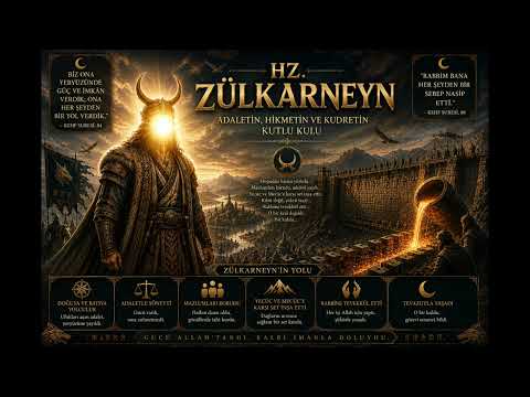 HZ. ZÜLKARNEYN OK-OZ  ON-AN (Oğuz Kağan) Adaletin, Hikmetin ve Kudretin Kutlu Kulu 