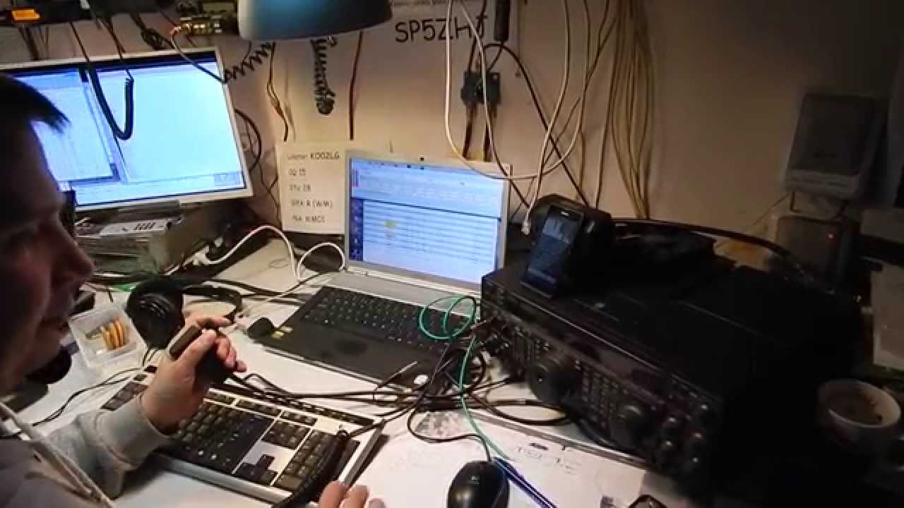 Adrian SQ5AM joining the team in SPDX Contest @ SP5ZHJ QSO F/SQ6WR ...