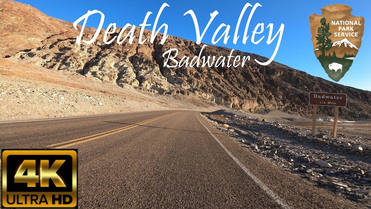 Riding Death Valley National Park Part 1. Soothing POV 4K motorcycle ...