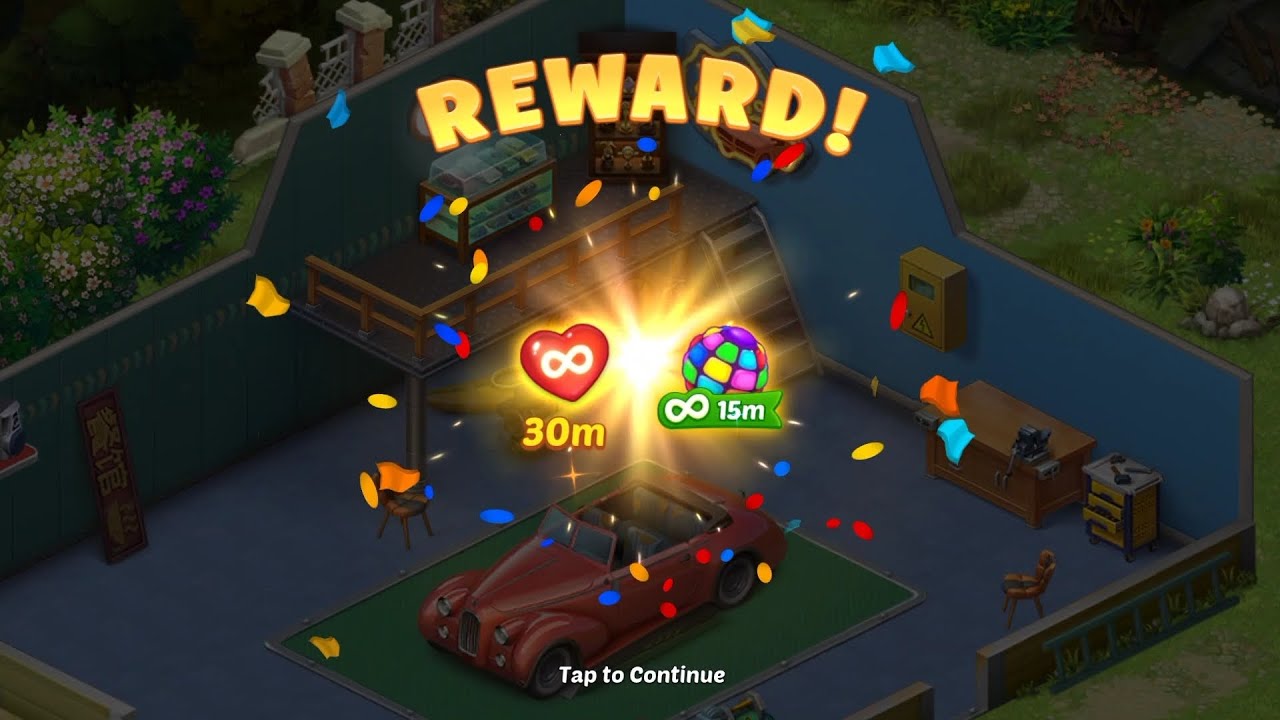 Homescapes wonderful game play video one day complete or garden and ...
