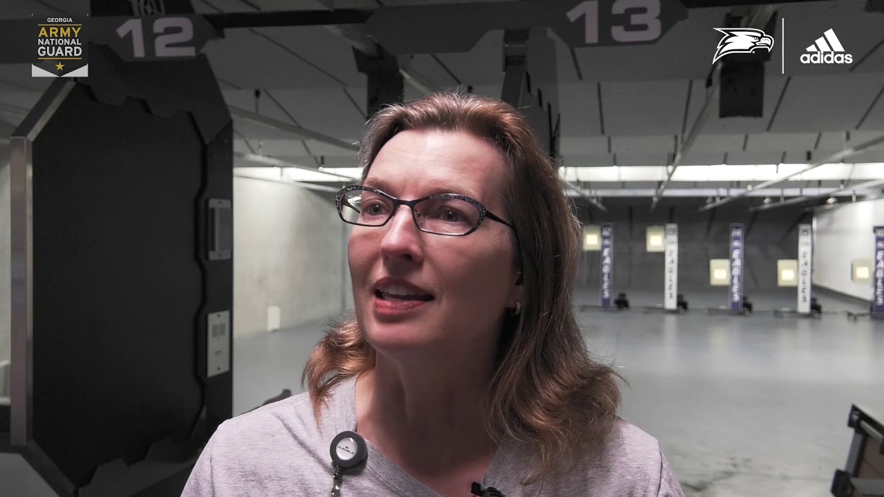 Sandra Worman talks SOCON Rifle Championship Weekend - YouTube