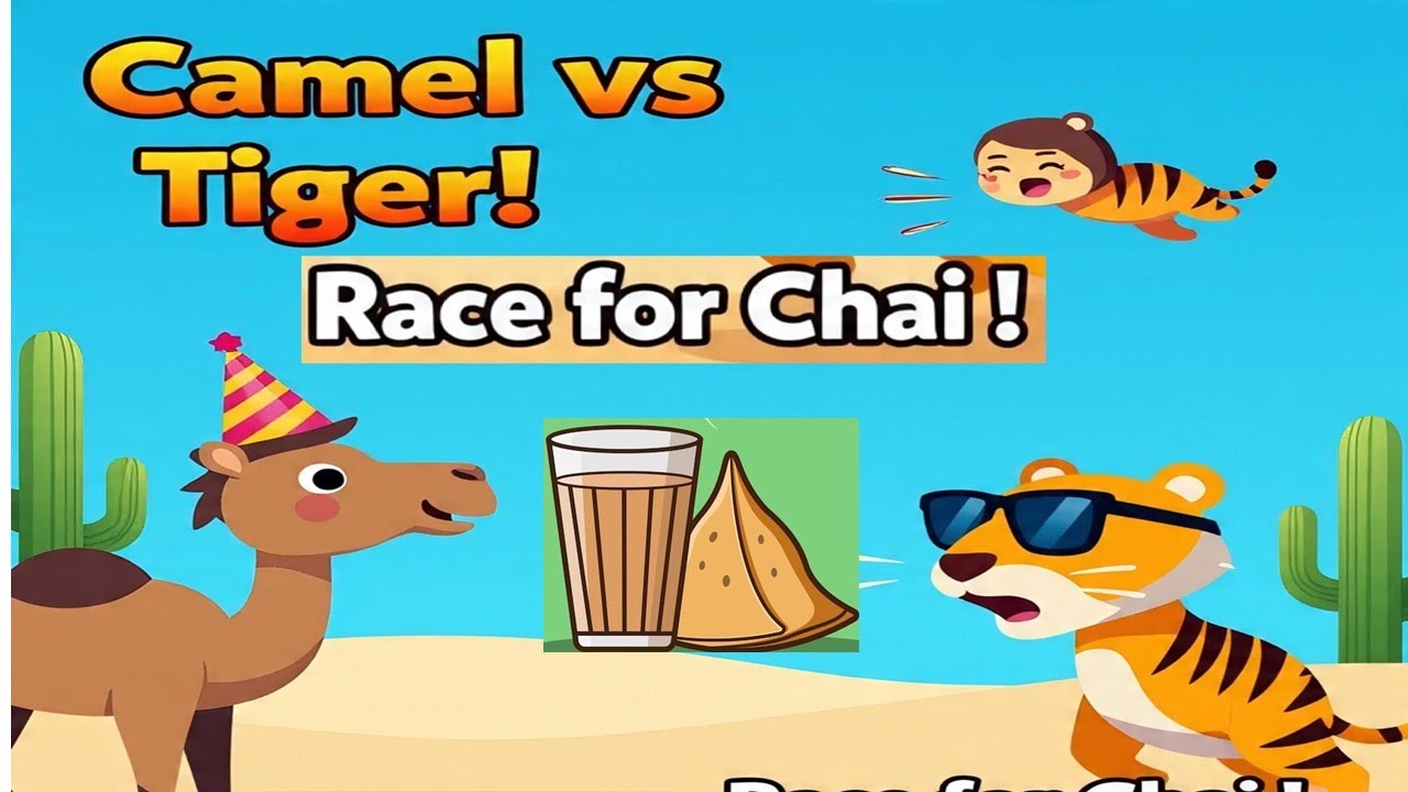 Camel vs Tiger – Race for Chai or Samosa - YouTube