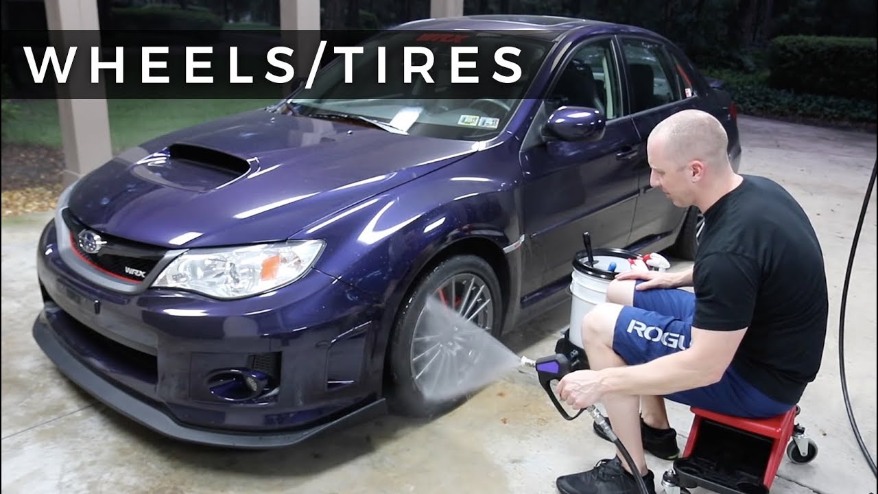WRX Detailing Series: E1 - Intro and Wheel/Tire Cleaning - YouTube