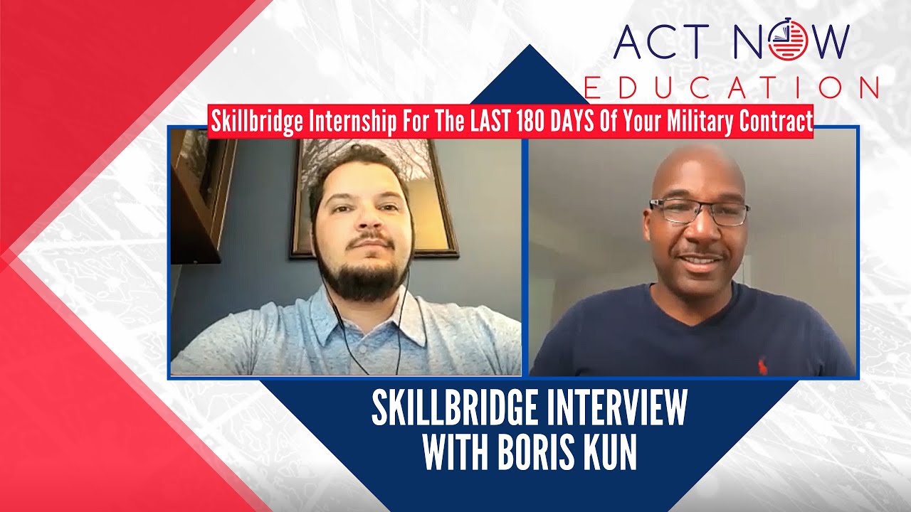 DOD Skillbridge Program & How To Apply For Your Internship - YouTube