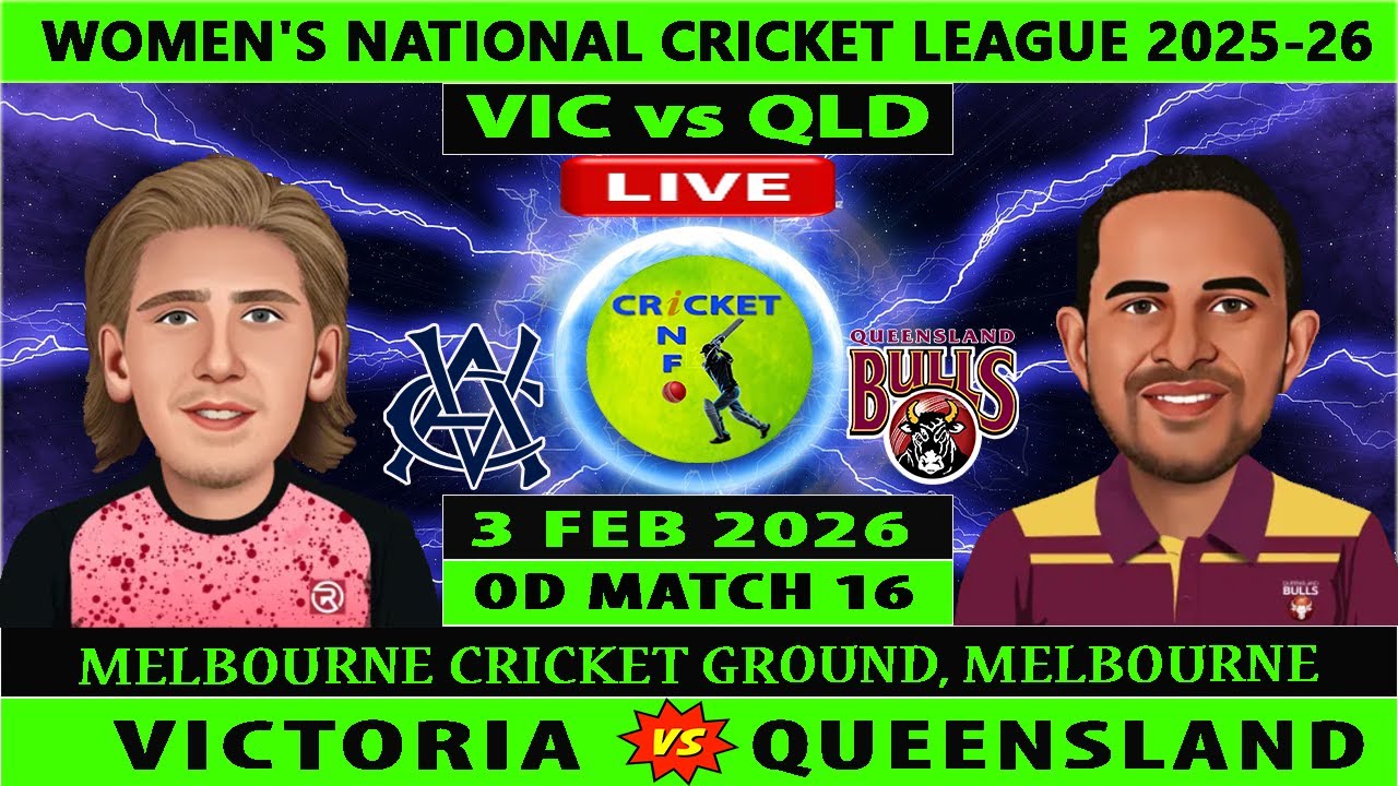 Victoria vs Queensland Bulls | VIC vs QLD | 16th Match of Australia One ...