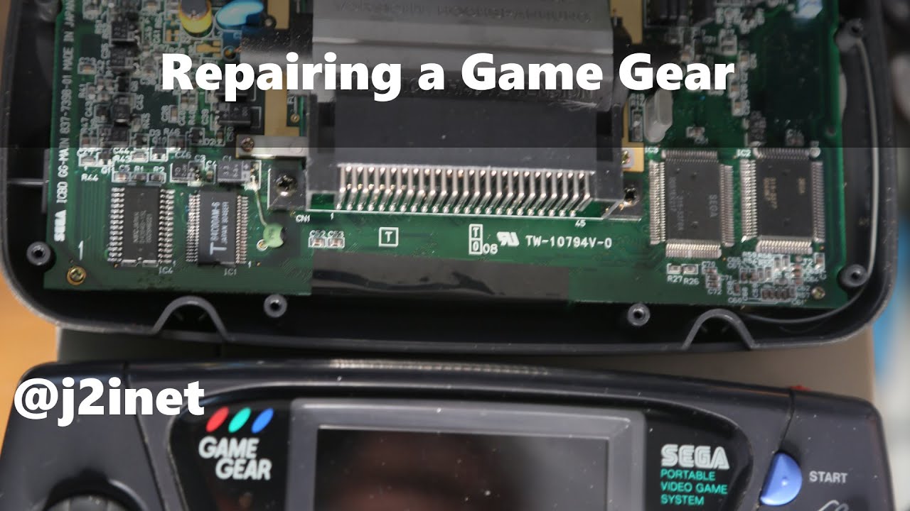Recapping a Game Gear's Power Supply | j2i.net - YouTube