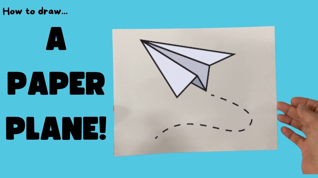 How to Draw a Paper Plane! - YouTube