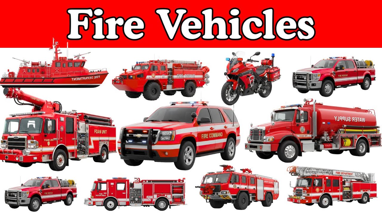 Types Of Firefighter Vehicles