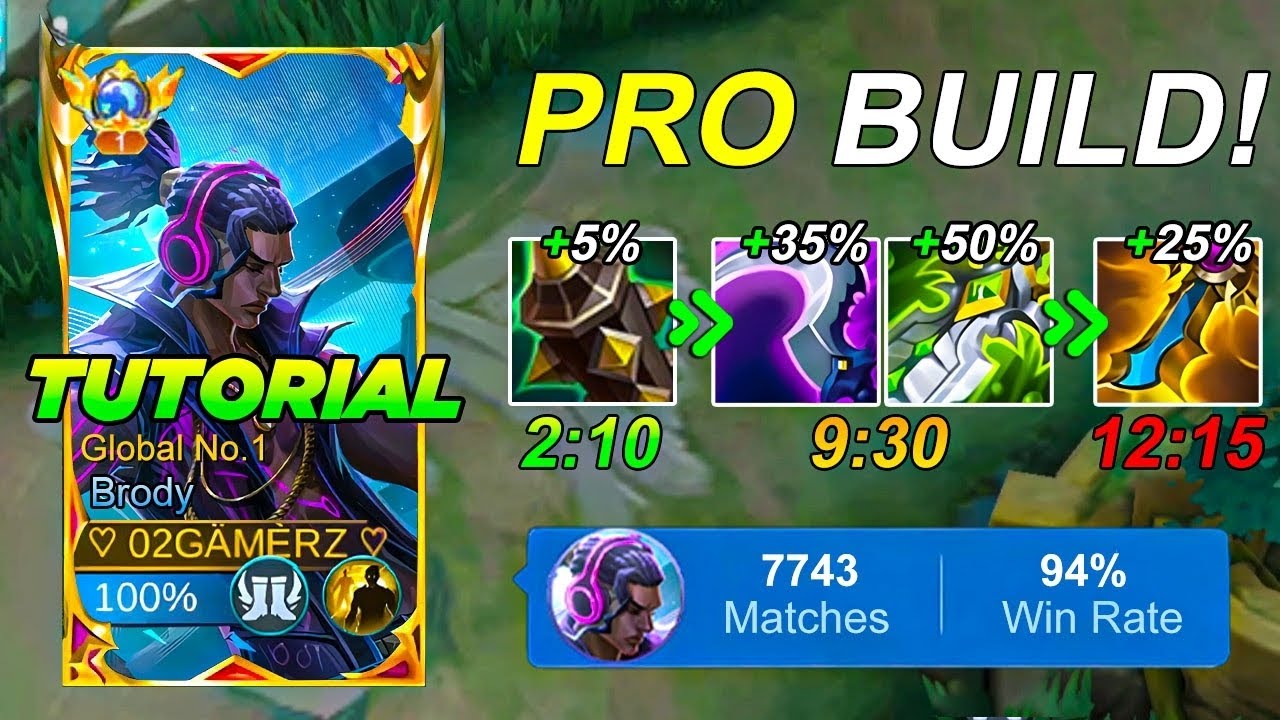 94.8% Current Win Rate Brody Perfect Play [ Top Global Brody ] Brody Gameplay | Brody Tutorial ...