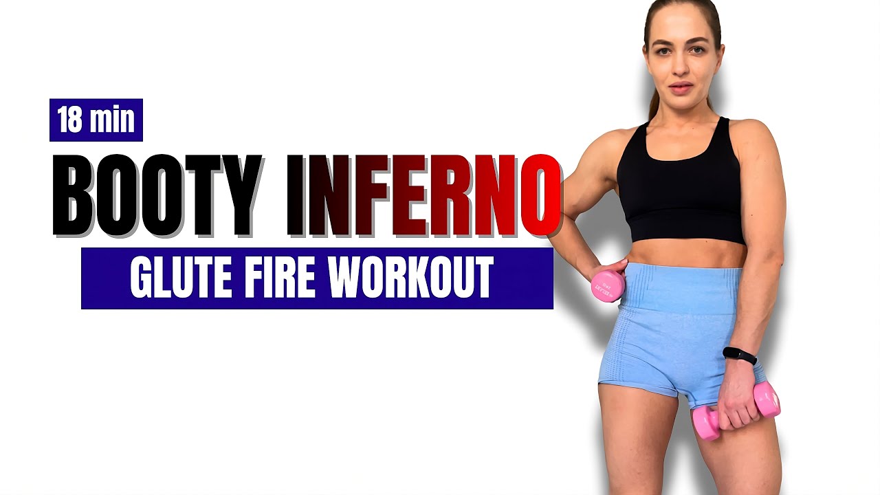 Day 3 | Glute Fire Workout 🔥 18 min Dumbbell Booty & Legs | Build, Lift ...