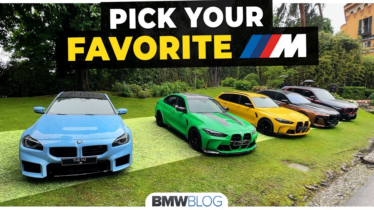 BMW M2 vs. M3 CS vs. M3 Touring vs. i7 M70 vs. XM - YouTube