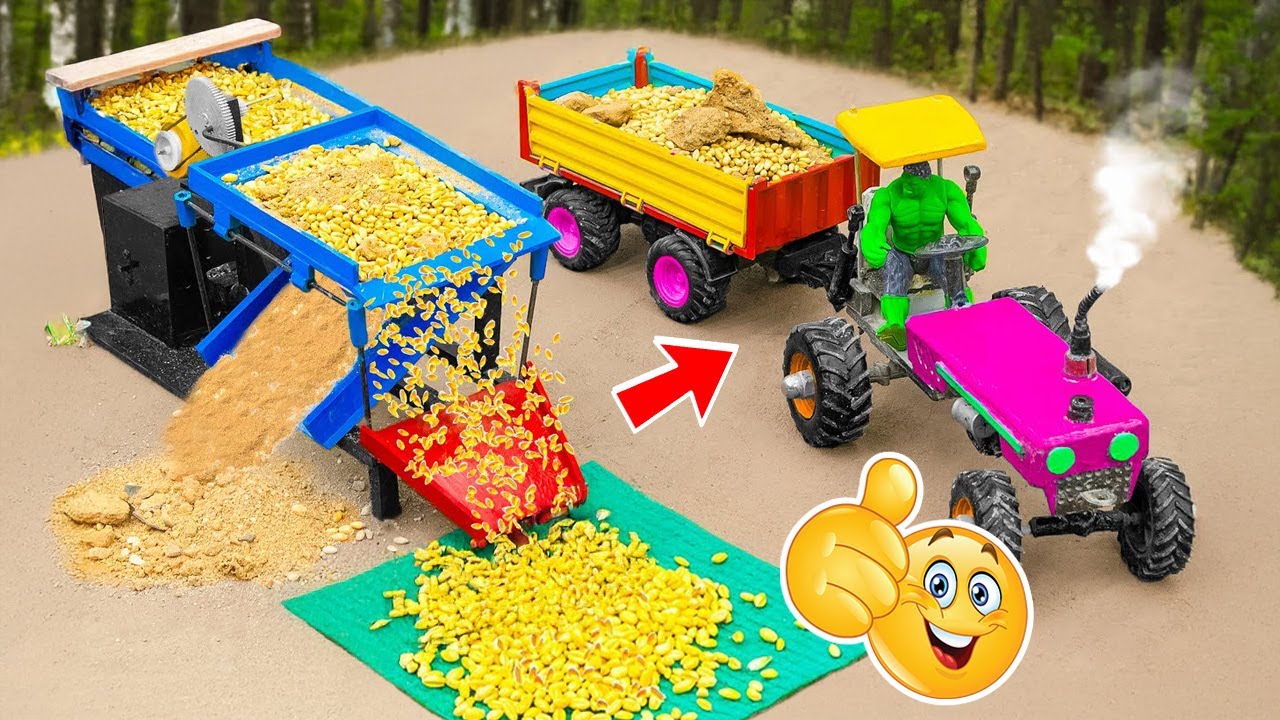 Modern agricultural machinery: homemade tractor and innovative ...