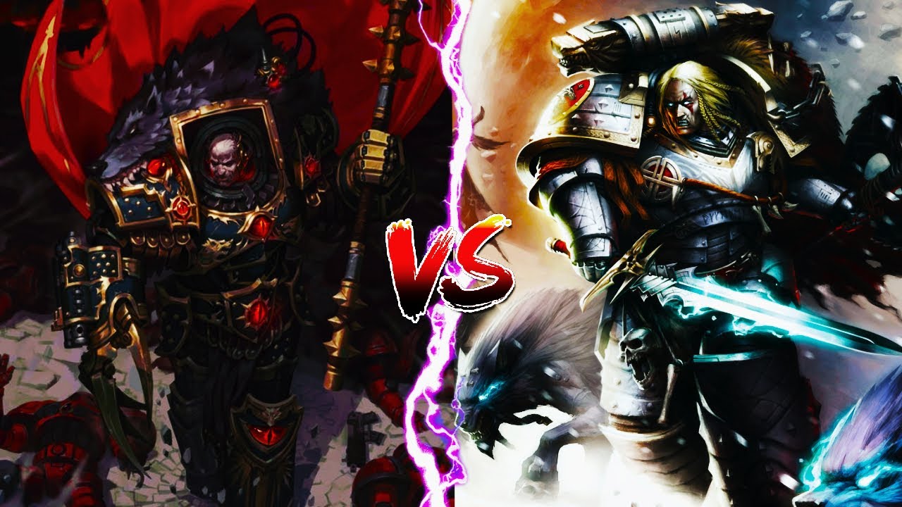 Warhammer 40k: Horus Lupercal Vs Leman Russ - YouTube