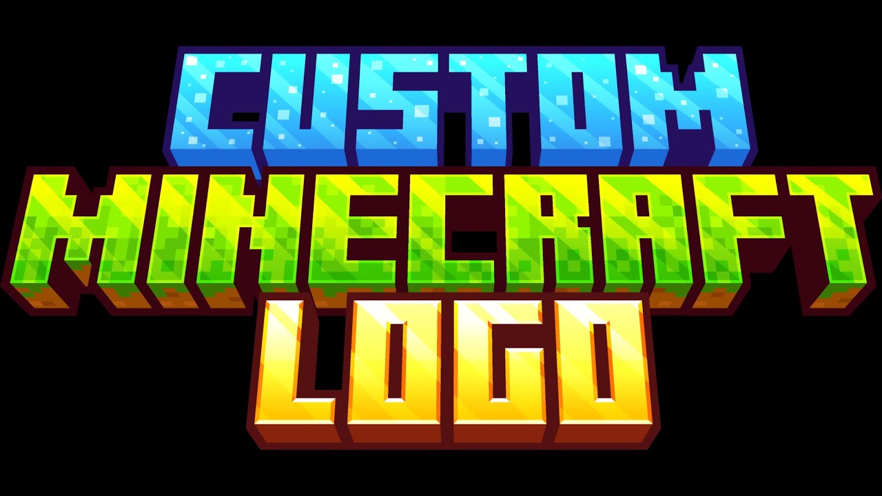 Making Free Minecraft logos - YouTube