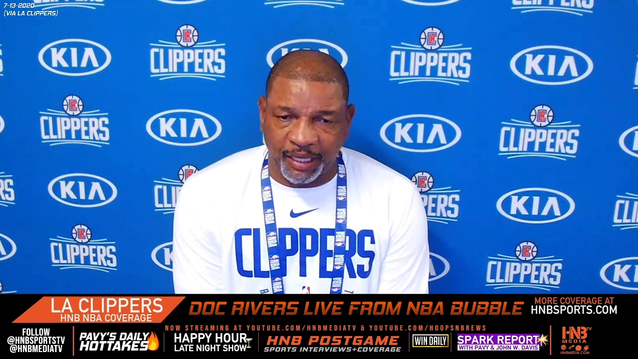 Doc Rivers LA Clippers Media Availability 7-13-2020 - YouTube