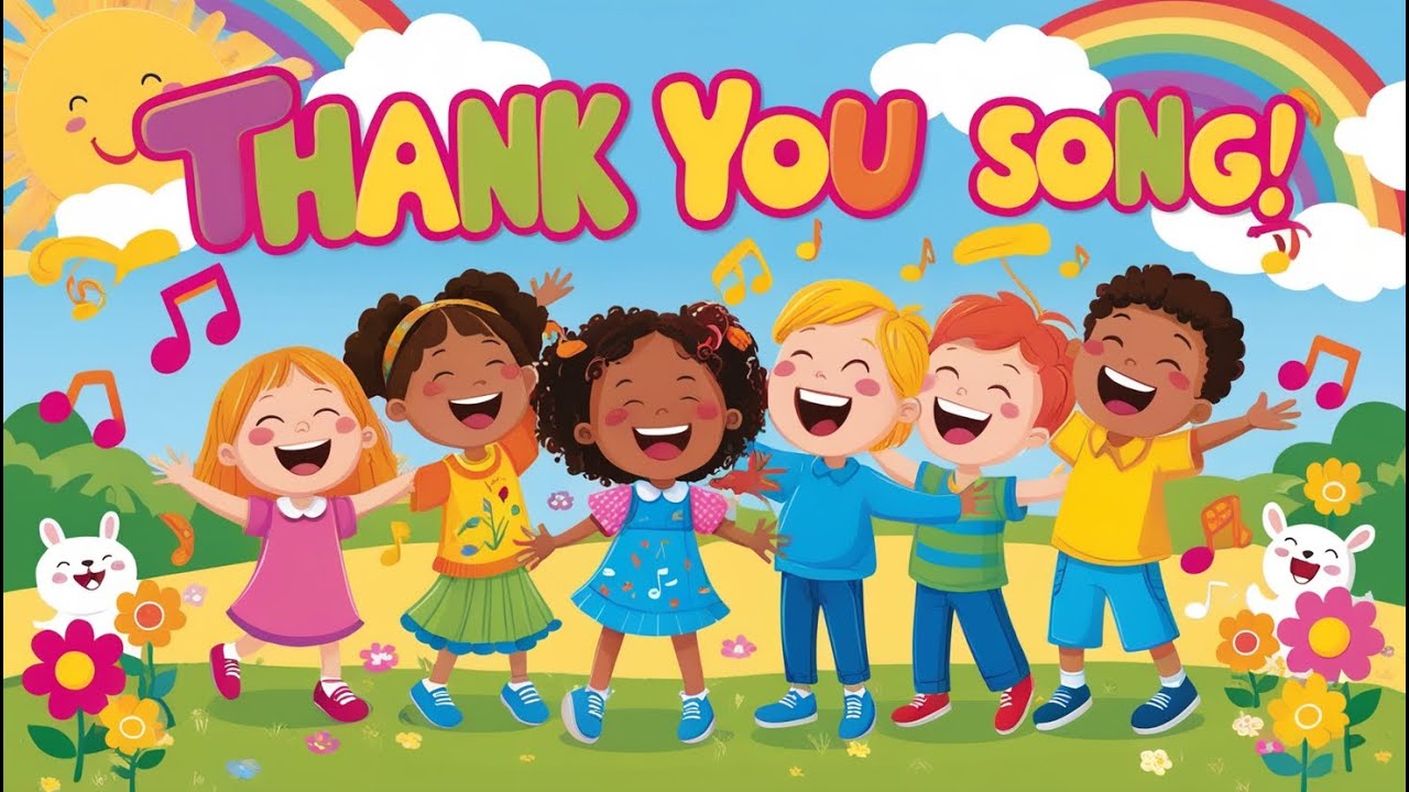 "Thank You Song for Kids | Extended Version | Fun Gratitude Song for ...