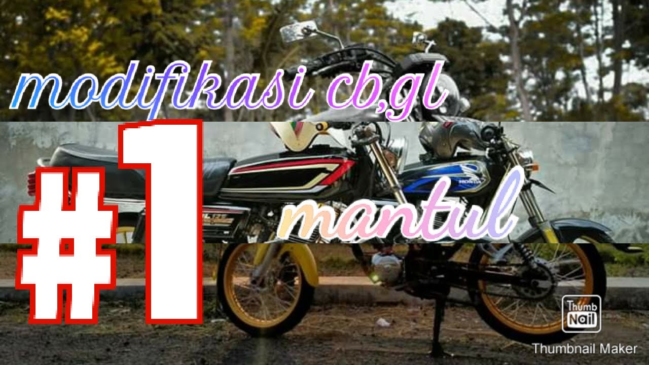 Mantull.modifikasi CB,GL simpel{Vidio ke 2} - YouTube