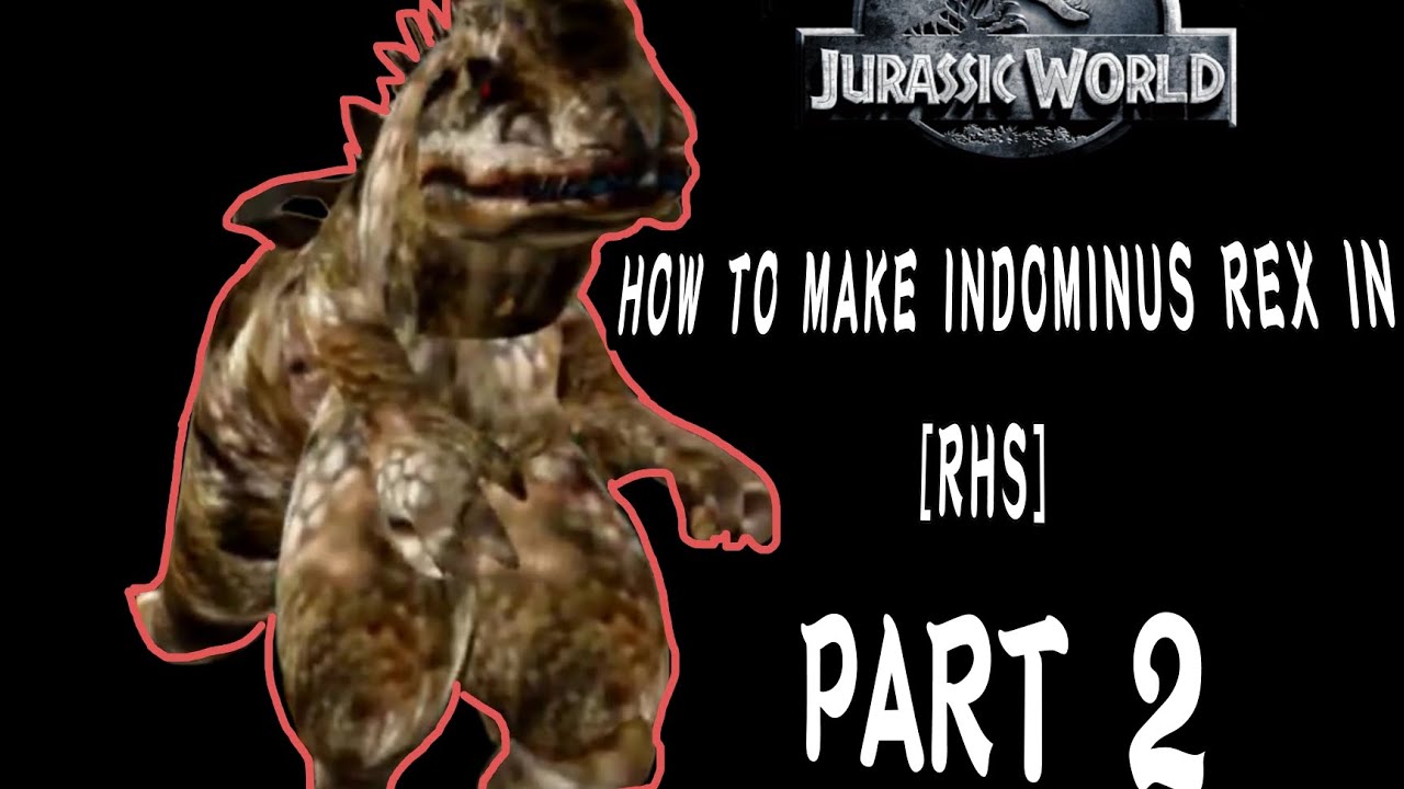 HOW TO MAKE INDOMINUS REX FROM JURASSIC WORLD IN "ROBLOXIAN HIGHSCHOOL ...