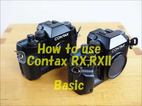 How to use Contax RX, RXII - YouTube